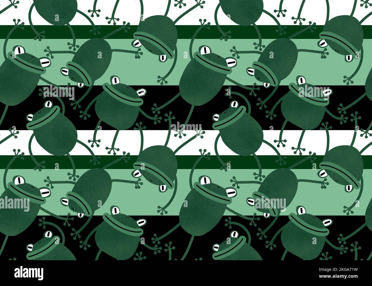 Cartoon animals seamless frogs pattern for wrapping paper and fabrics ...