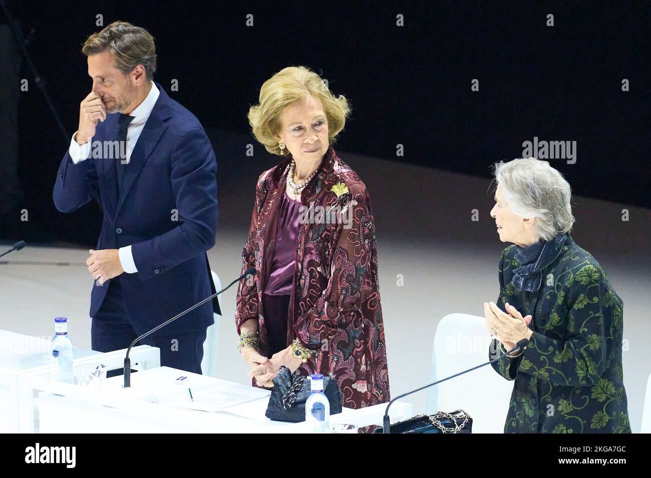 Madrid, Madrid, Spain. 22nd Nov, 2022. The former Queen Sofia, Princess ...