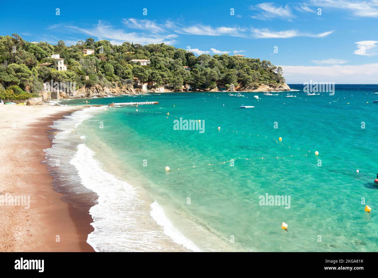 Rayol Beach, French Riviera, France, Europe Stock Photo - Alamy