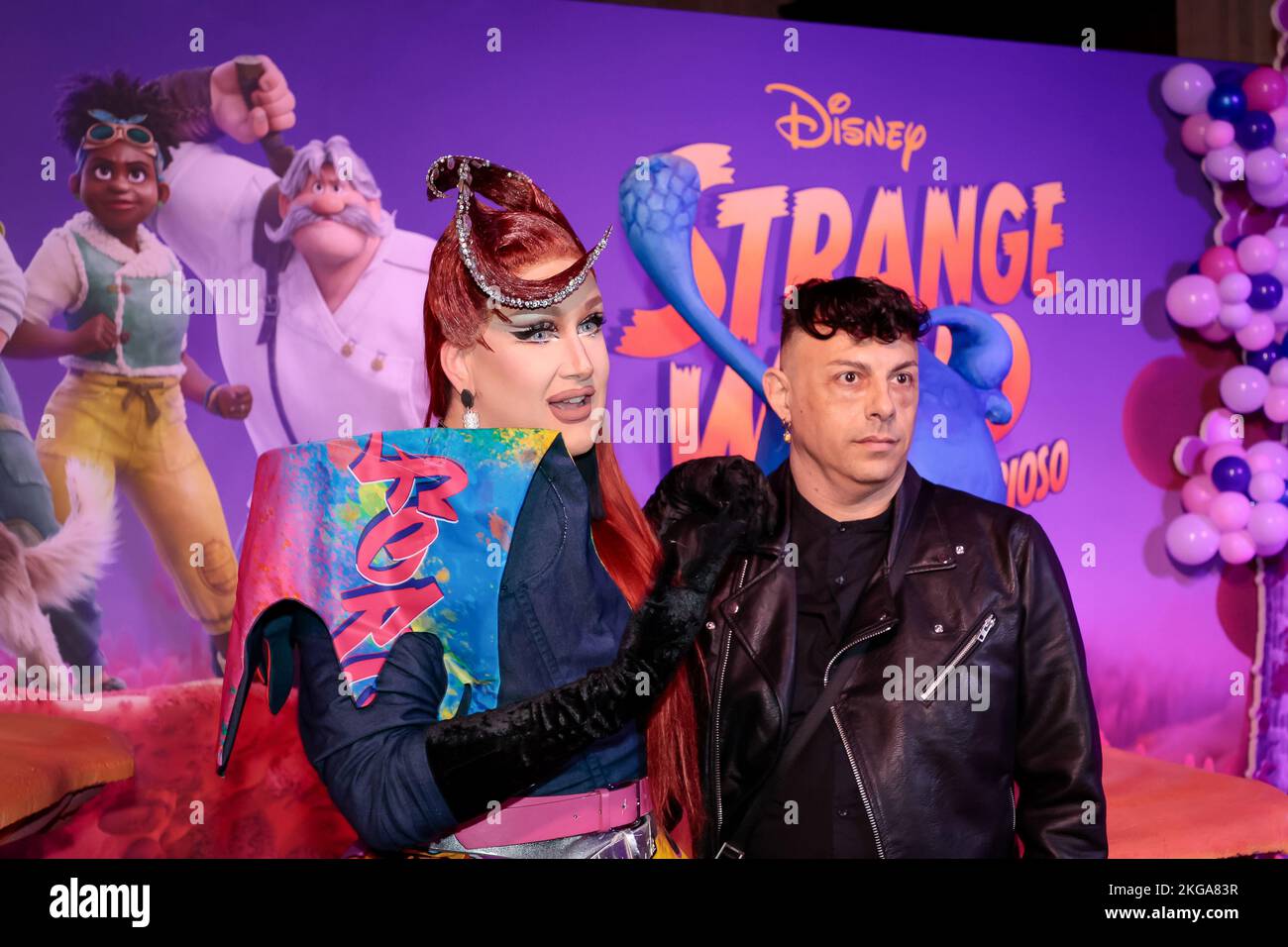 Rome, Italy - 21 Nov 2022: Nehellenia Marco attends the red carpet of ...
