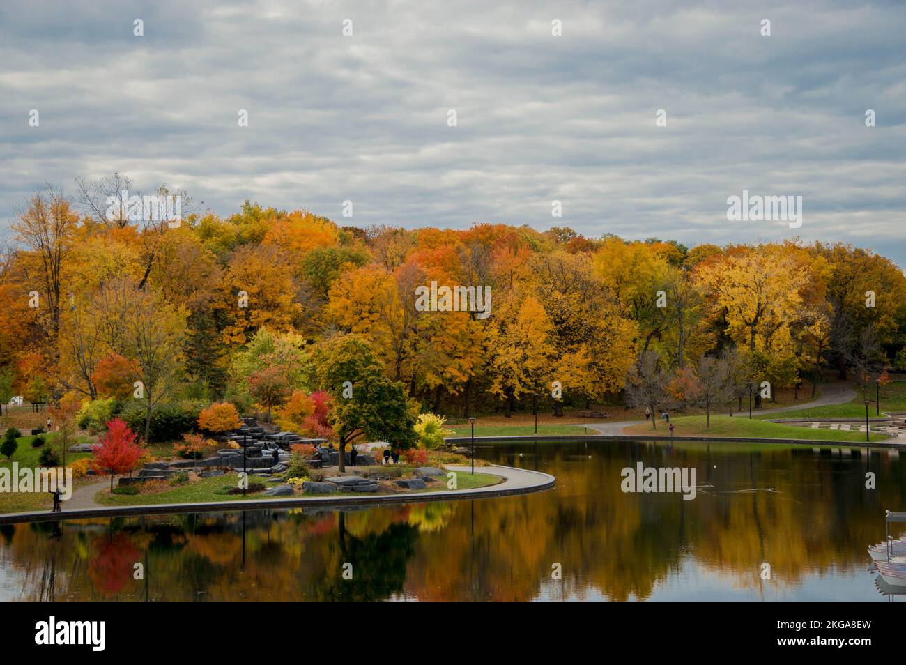 Fall season in Quebec Stock Photo - Alamy
