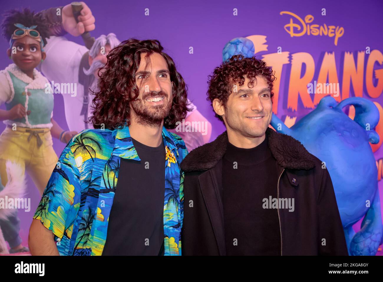 Rome, Italy - 21 Nov 2022: Giovanni Visconti and Fabrizio Colica attend ...