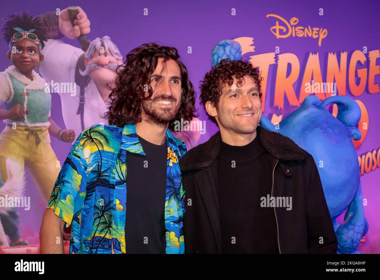 Rome, Italy - 21 Nov 2022: Giovanni Visconti and Fabrizio Colica attend ...
