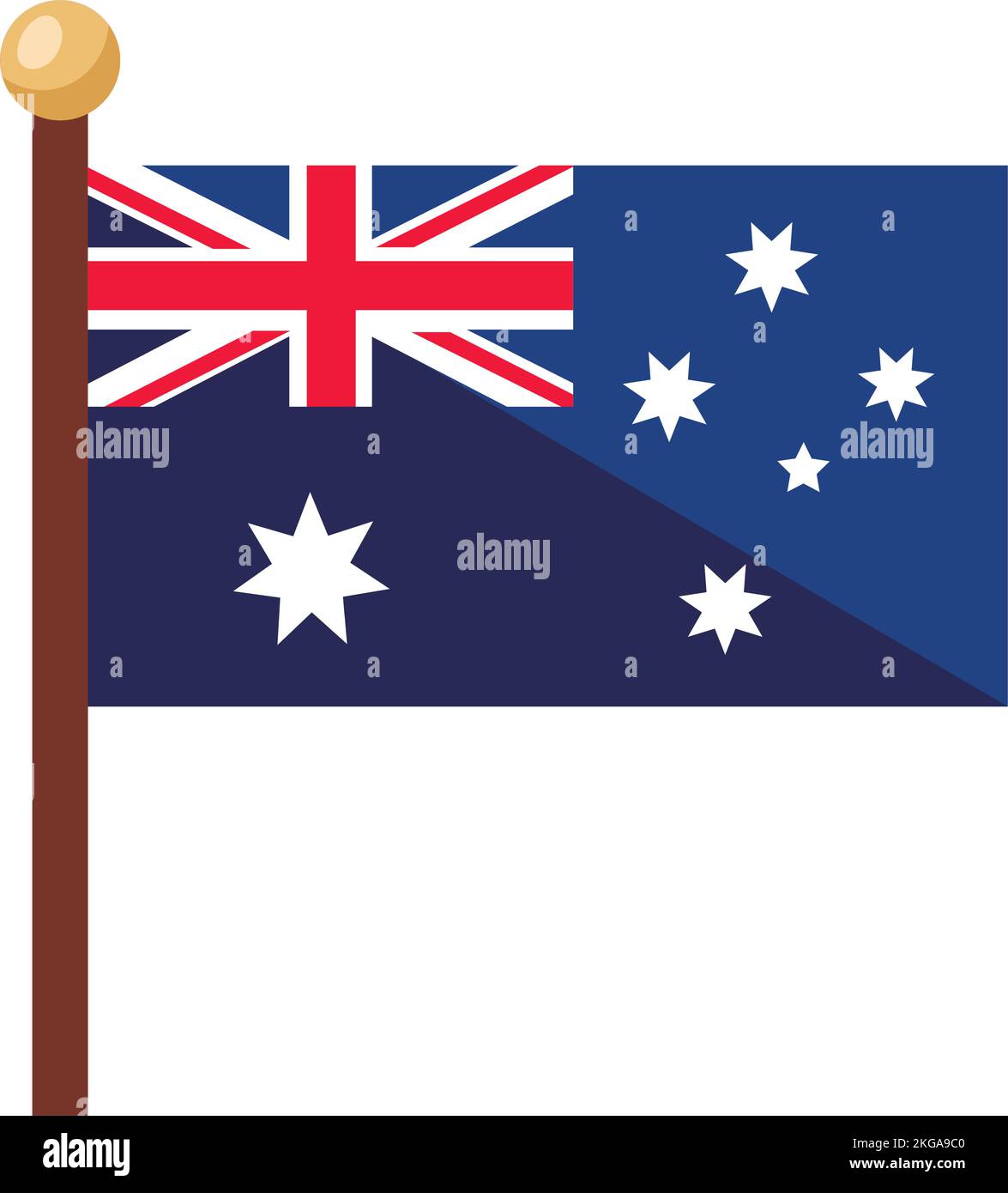australian flag emblem Stock Vector Image & Art - Alamy