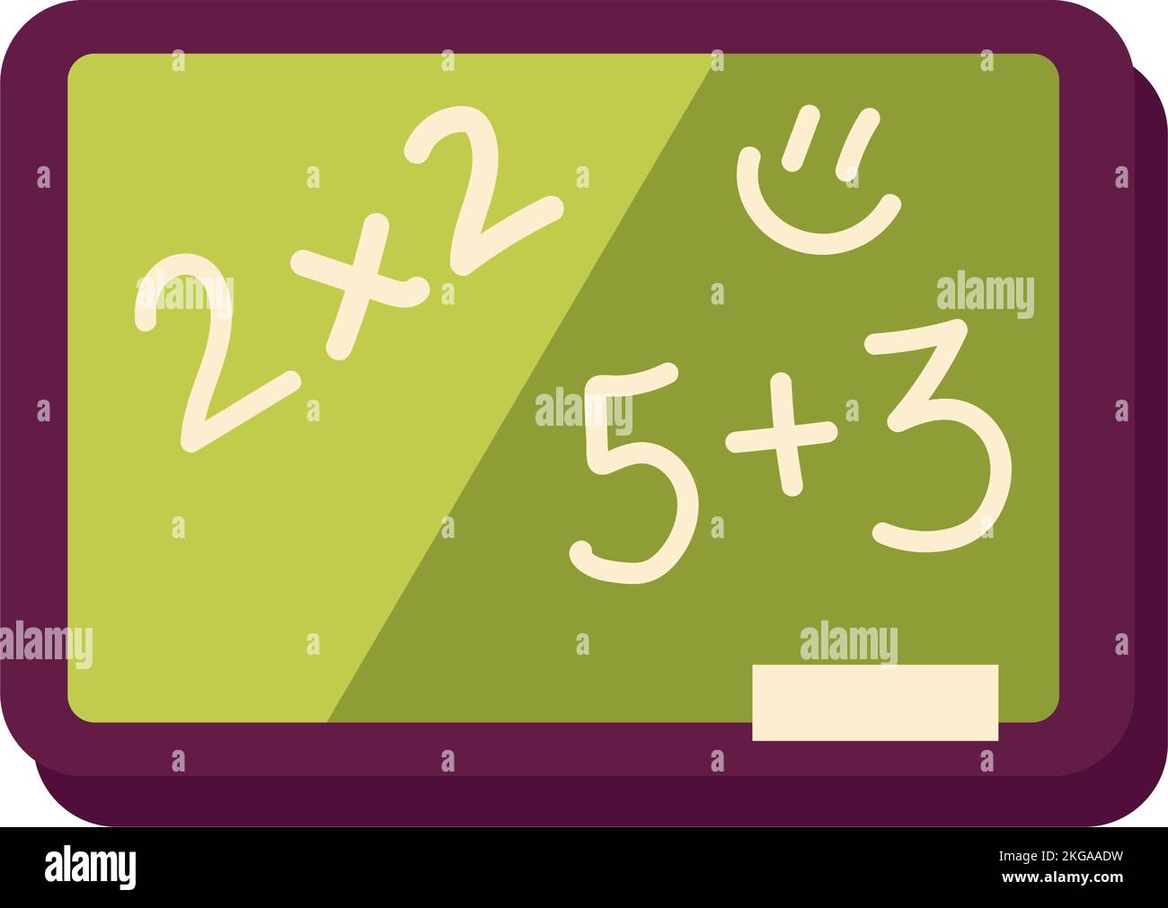 chalkboard with math class Stock Vector Image & Art - Alamy