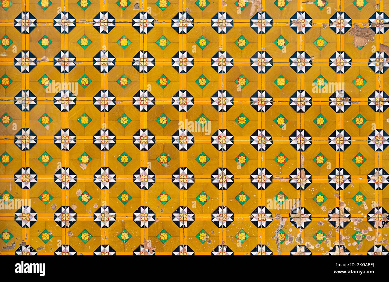 Traditional portuguese tile Azulejo wall Stock Photo - Alamy