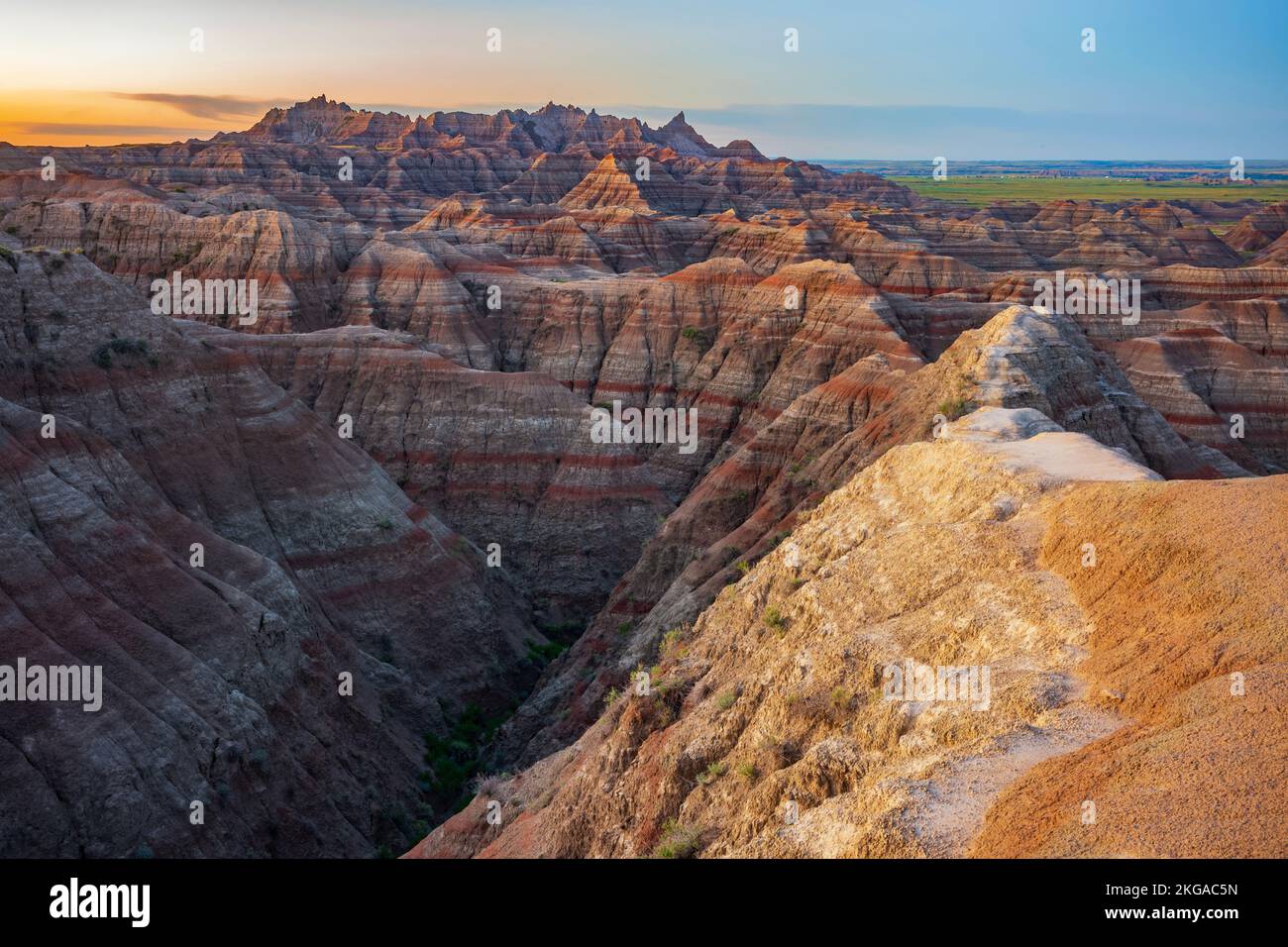 White River Valley Overlook at Badlands National Park, South Dakota ...