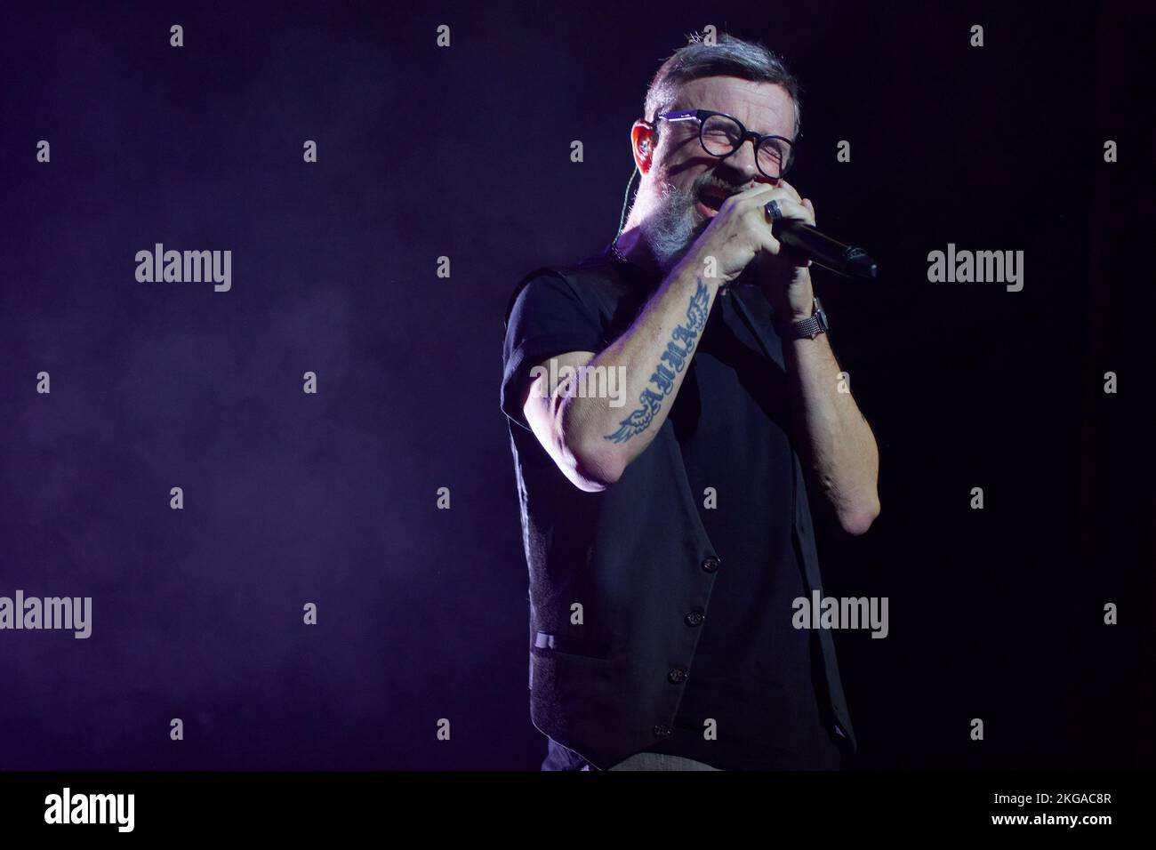 Italy, November 22, 2022Marco Masini during the Italian singer Music ...