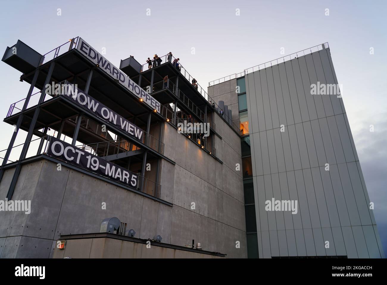 NEW YORK, NY -6 NOVEMBER 2022- View of the Whitney Museum of American ...