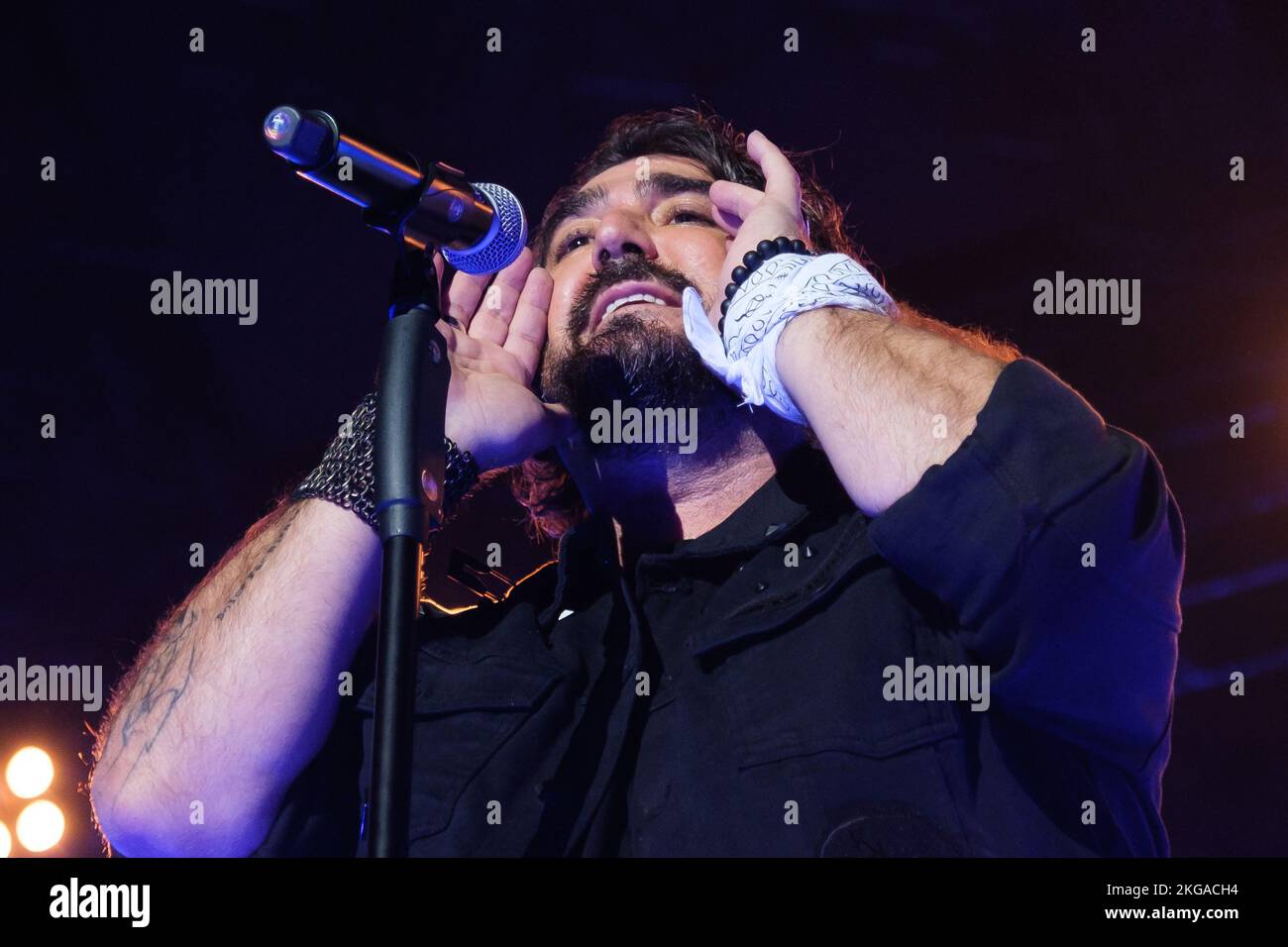 Madrid, Spain - 22 Nov 2022, The singer Antonio Orozco performs during ...