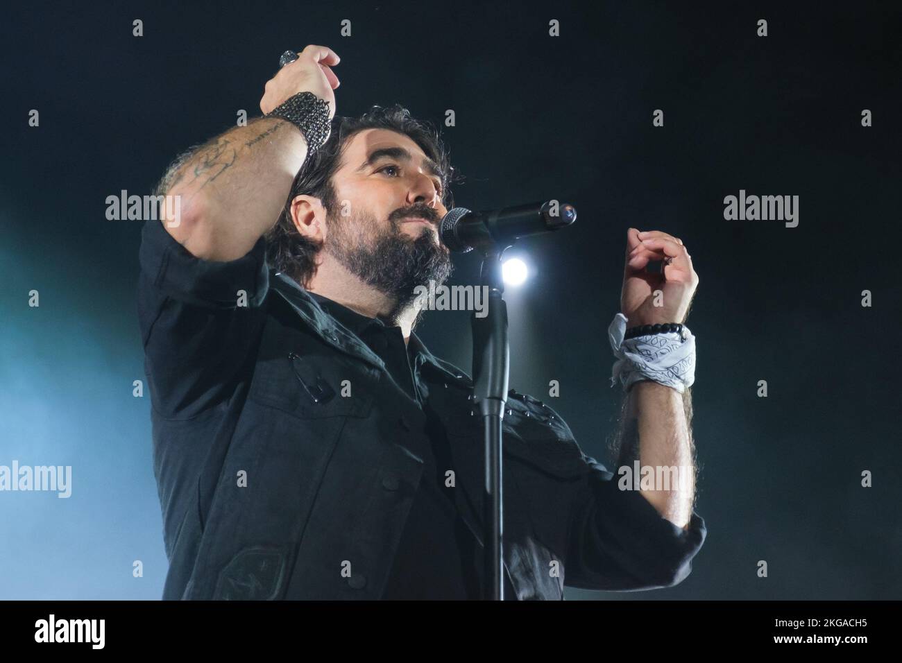 Madrid, Spain - 22 Nov 2022, The singer Antonio Orozco performs during ...