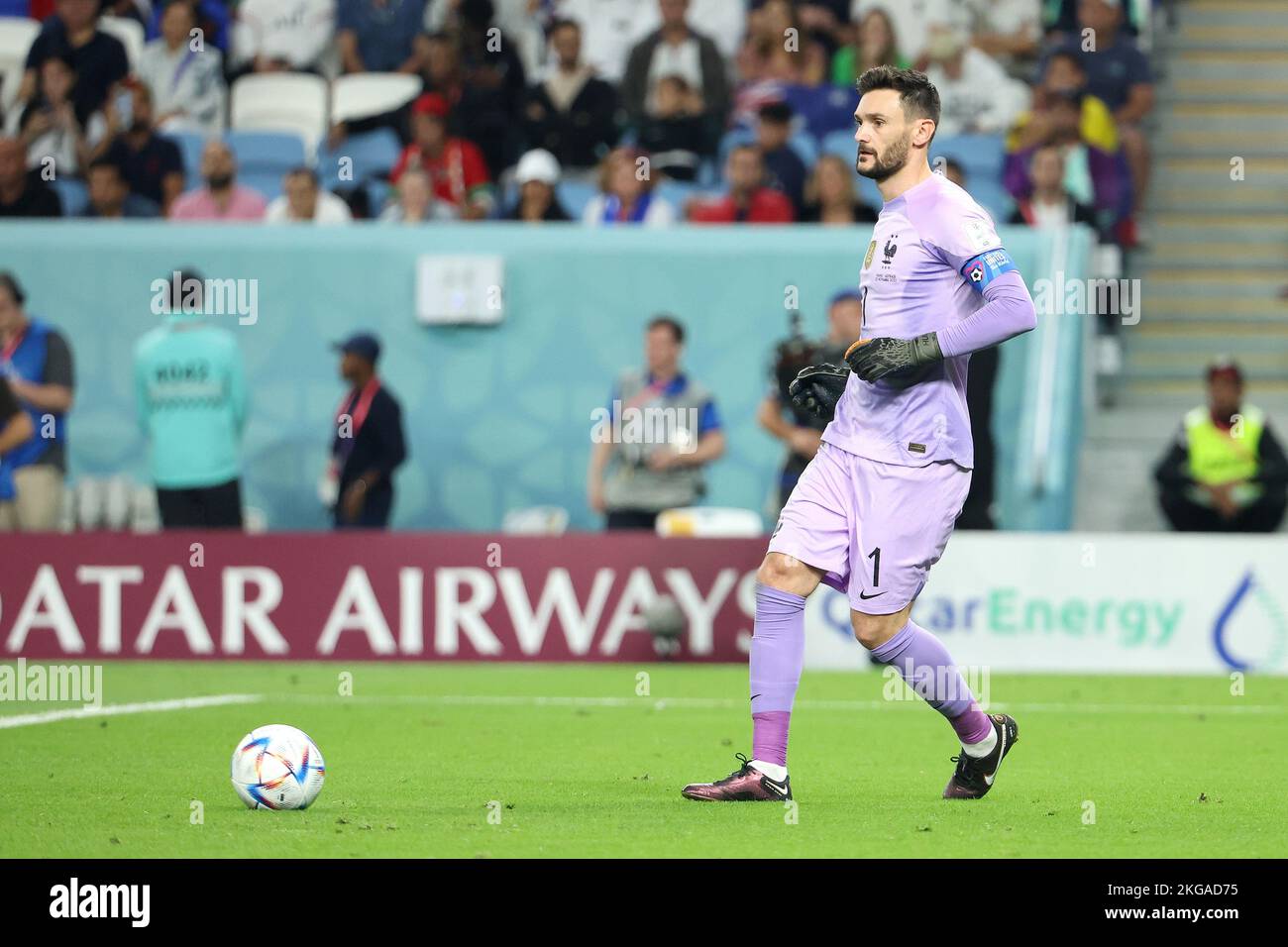 Al Wakrah, Qatar - 22/11/2022, France goalkeeper Hugo Lloris during the ...