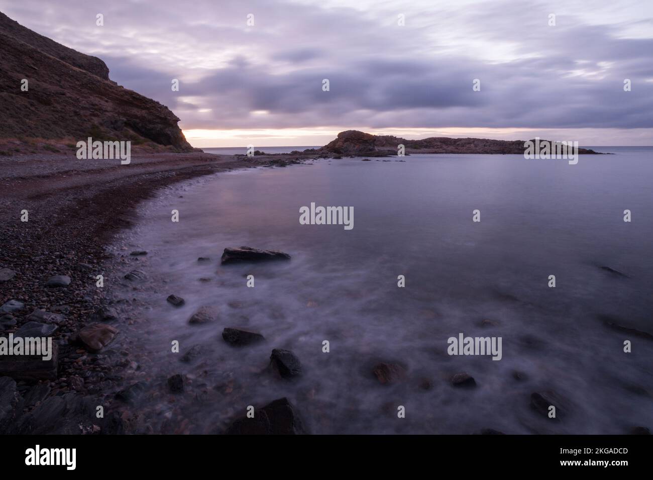 Second Valley at dusk just after sunset, Fleurieu Peninsula, South ...