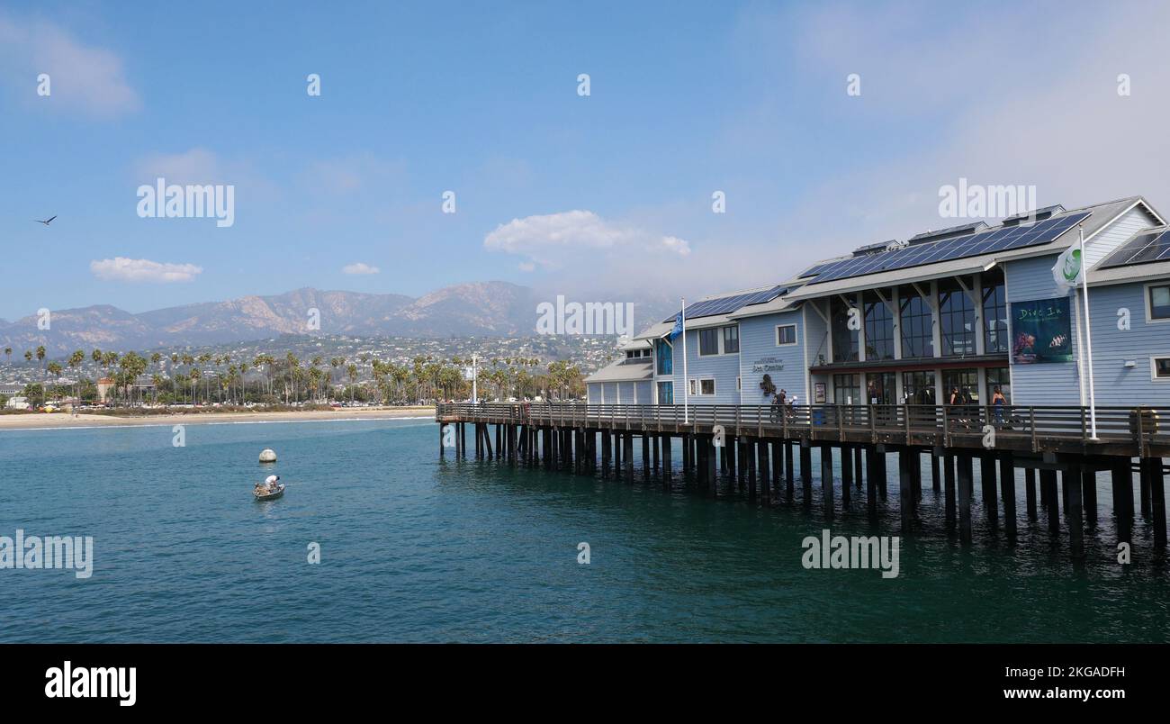 Museum of Natural History Sea Center on Stearns Wharf in Santa Barbara ...