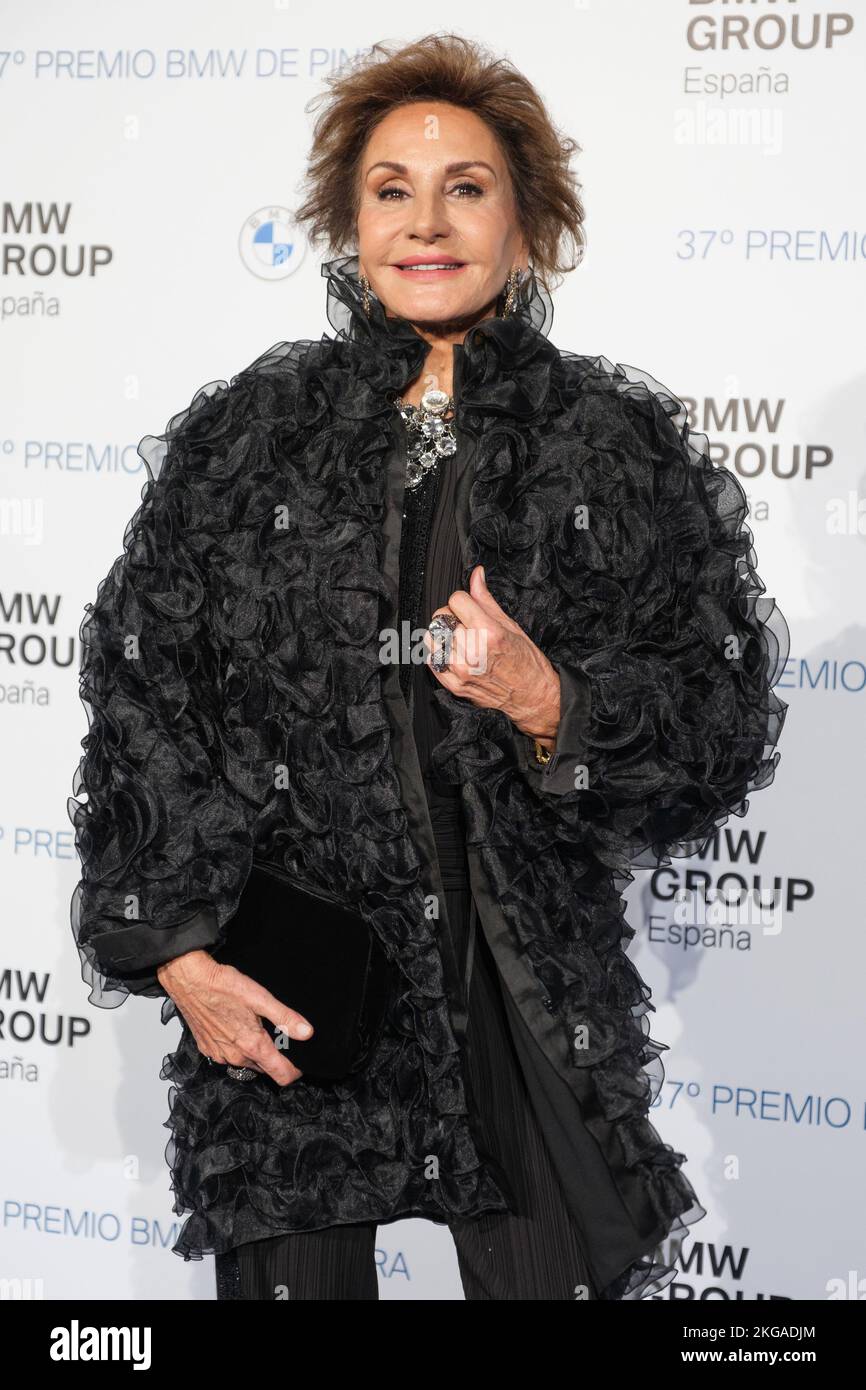 Naty Abascal attends the painting awards of the BMW at the Real theater ...