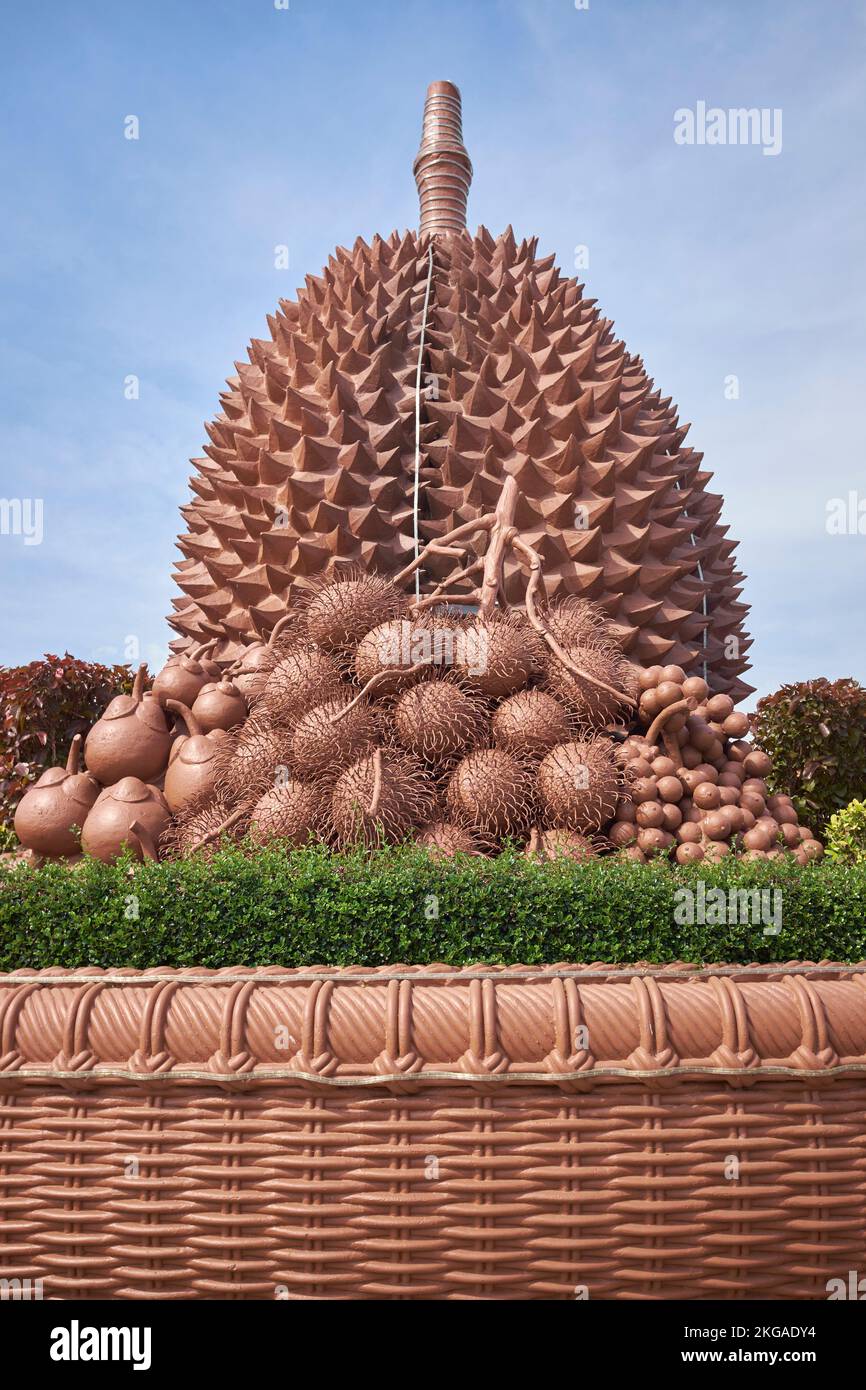 Durian Roundabout Kampot Cambodia Stock Photo - Alamy