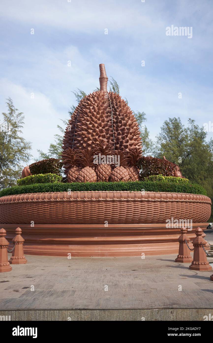 Durian Roundabout Kampot Cambodia Stock Photo - Alamy