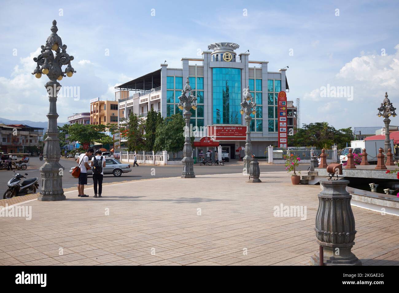 Canadia Bank Kampot Cambodia Stock Photo - Alamy