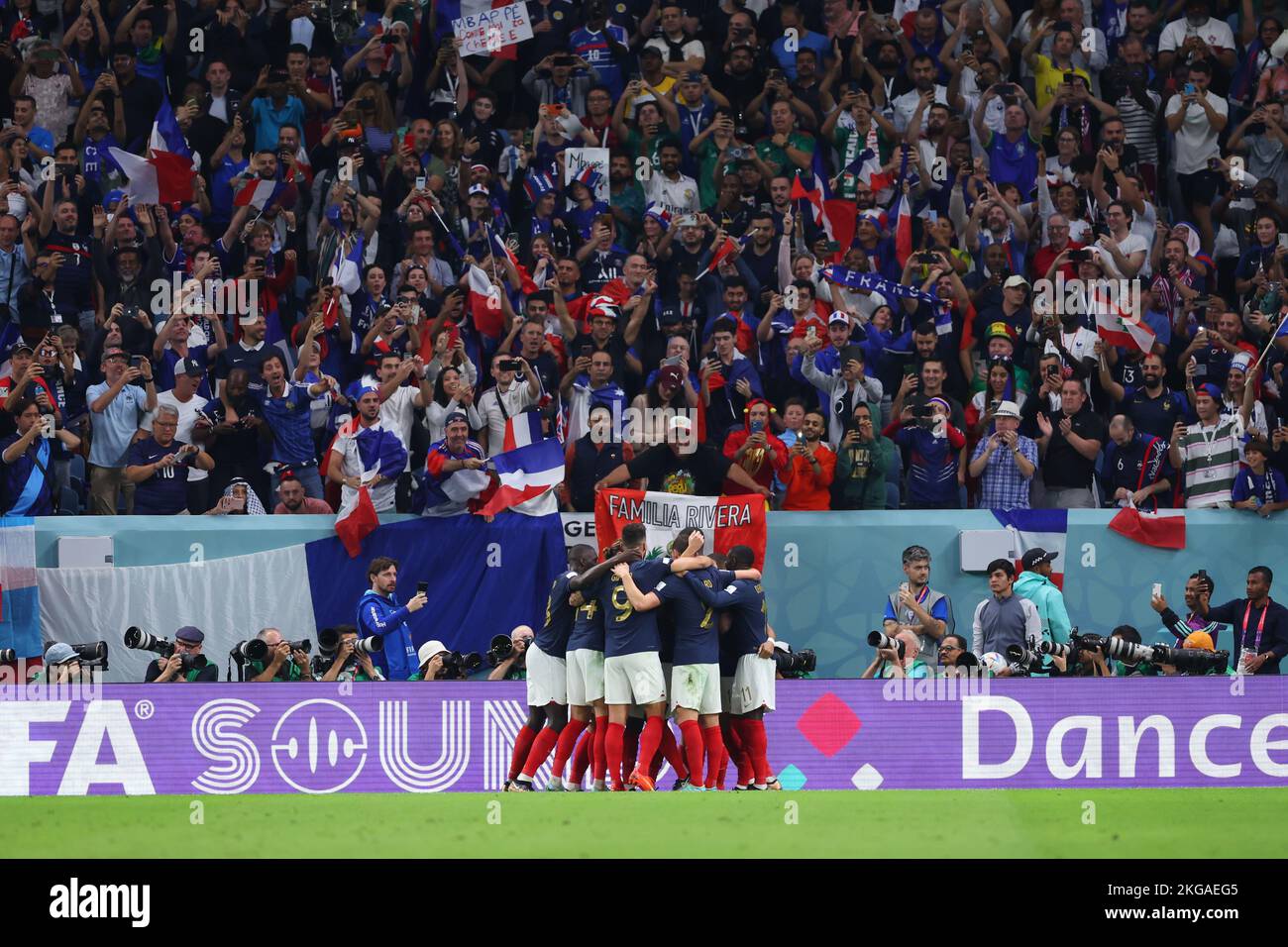 Al Wakrah, Qatar. 22nd Nov, 2022. France team group (FRA) Football ...