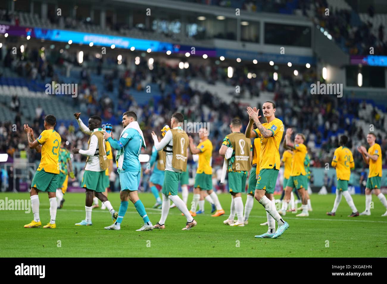 Al Wakrah, Qatar. 22nd Nov, 2022. Australia team group (AUS) Football ...