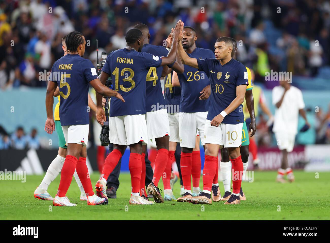 Al Wakrah, Qatar. 22nd Nov, 2022. France team group (FRA) Football ...