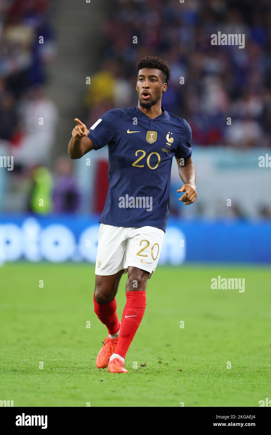 Al Wakrah, Qatar. 22nd Nov, 2022. Kingsley Coman (FRA) Football/Soccer ...
