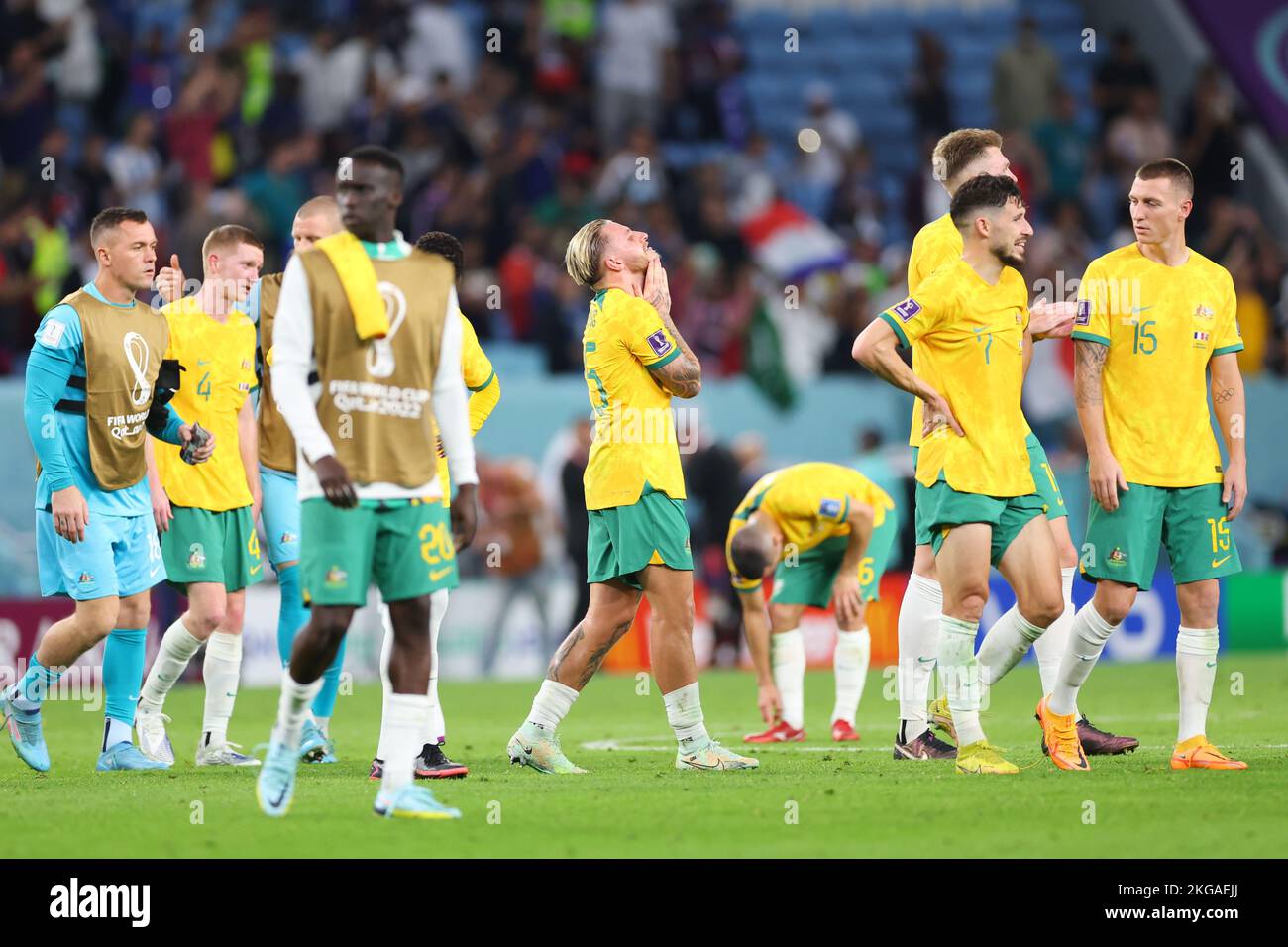 Al Wakrah, Qatar. 22nd Nov, 2022. Australia team group (AUS) Football ...