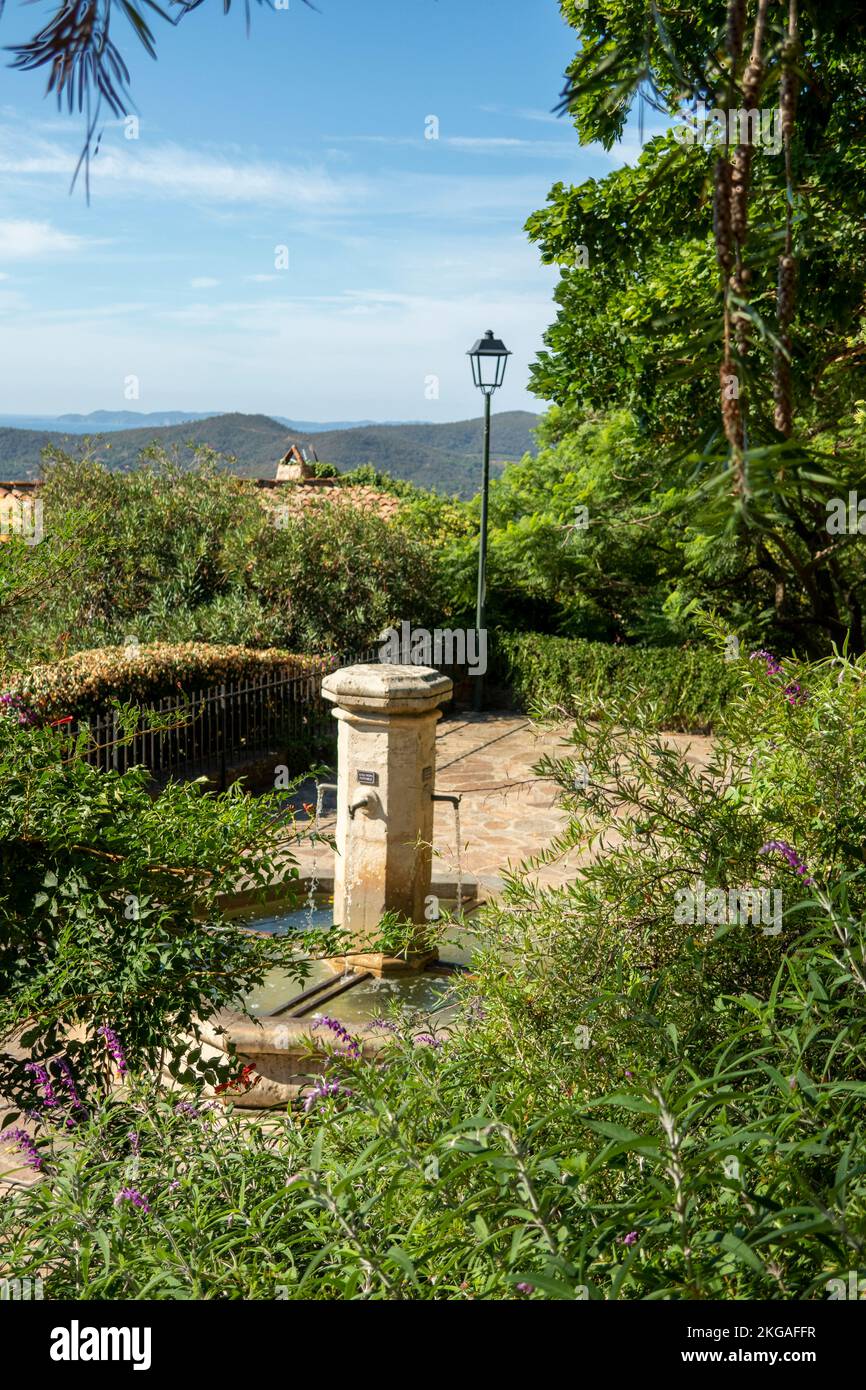 Bormes-les-Mimosas charming village of the south of France Stock Photo - Alamy
