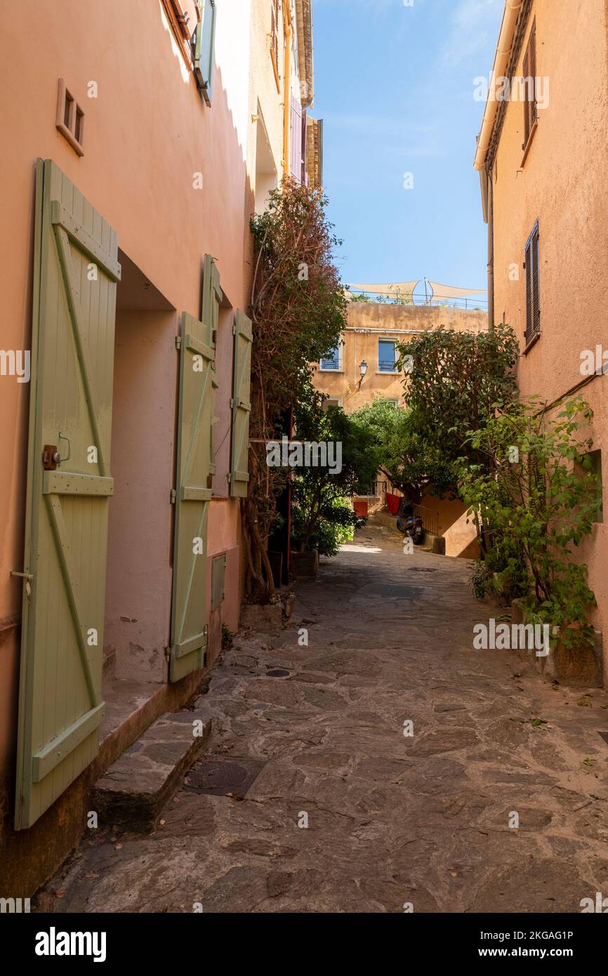 Bormes-les-Mimosas charming village of the south of France Stock Photo - Alamy
