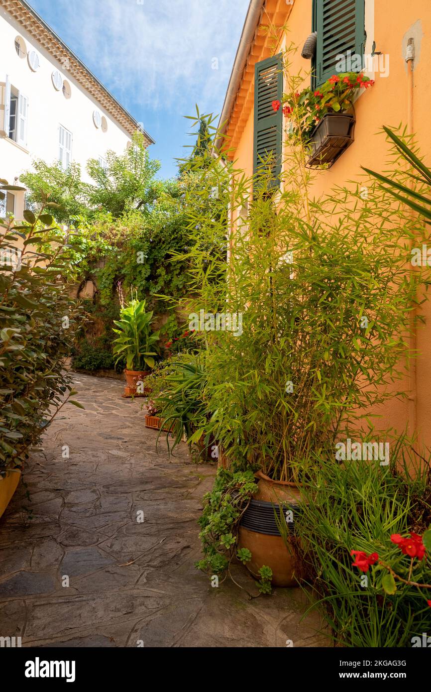 Bormes-les-Mimosas charming village of the south of France Stock Photo - Alamy