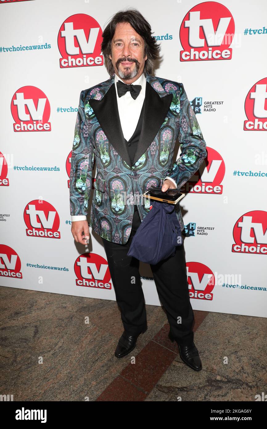 Laurence Llewelyn-Bowen departs the annual TV Choice Awards at Hilton ...
