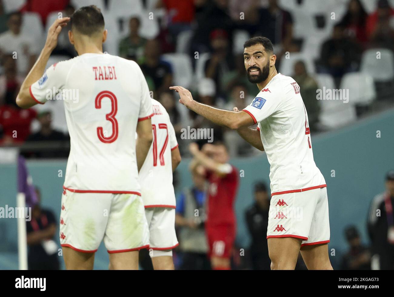 November 22, 2022, Rome, Qatar: Yassine Meriah of Tunisia during the ...