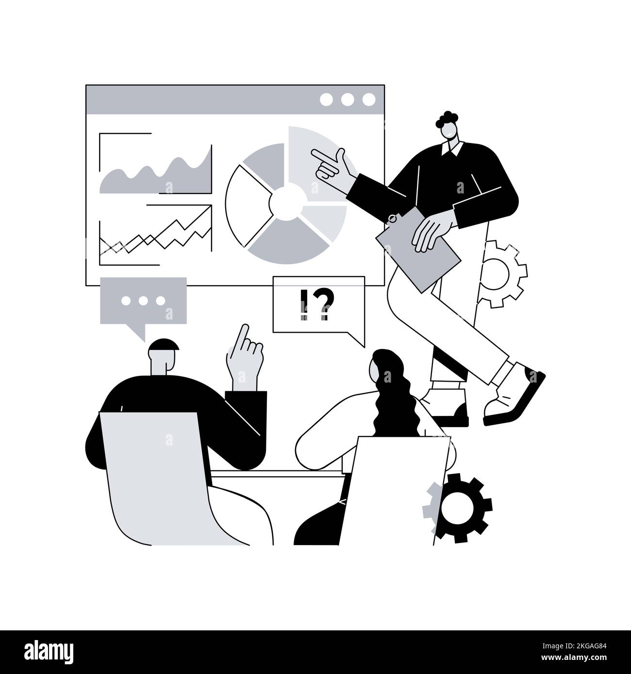 Internal education abstract concept vector illustration. Internal employee education ...