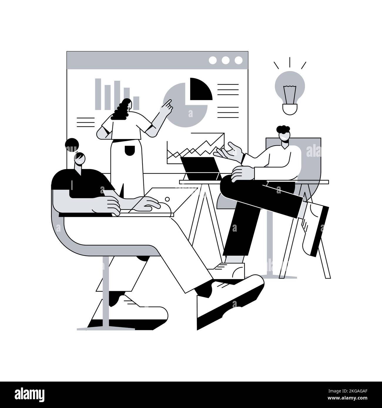 Teaching teamwork skills Stock Vector Images - Alamy