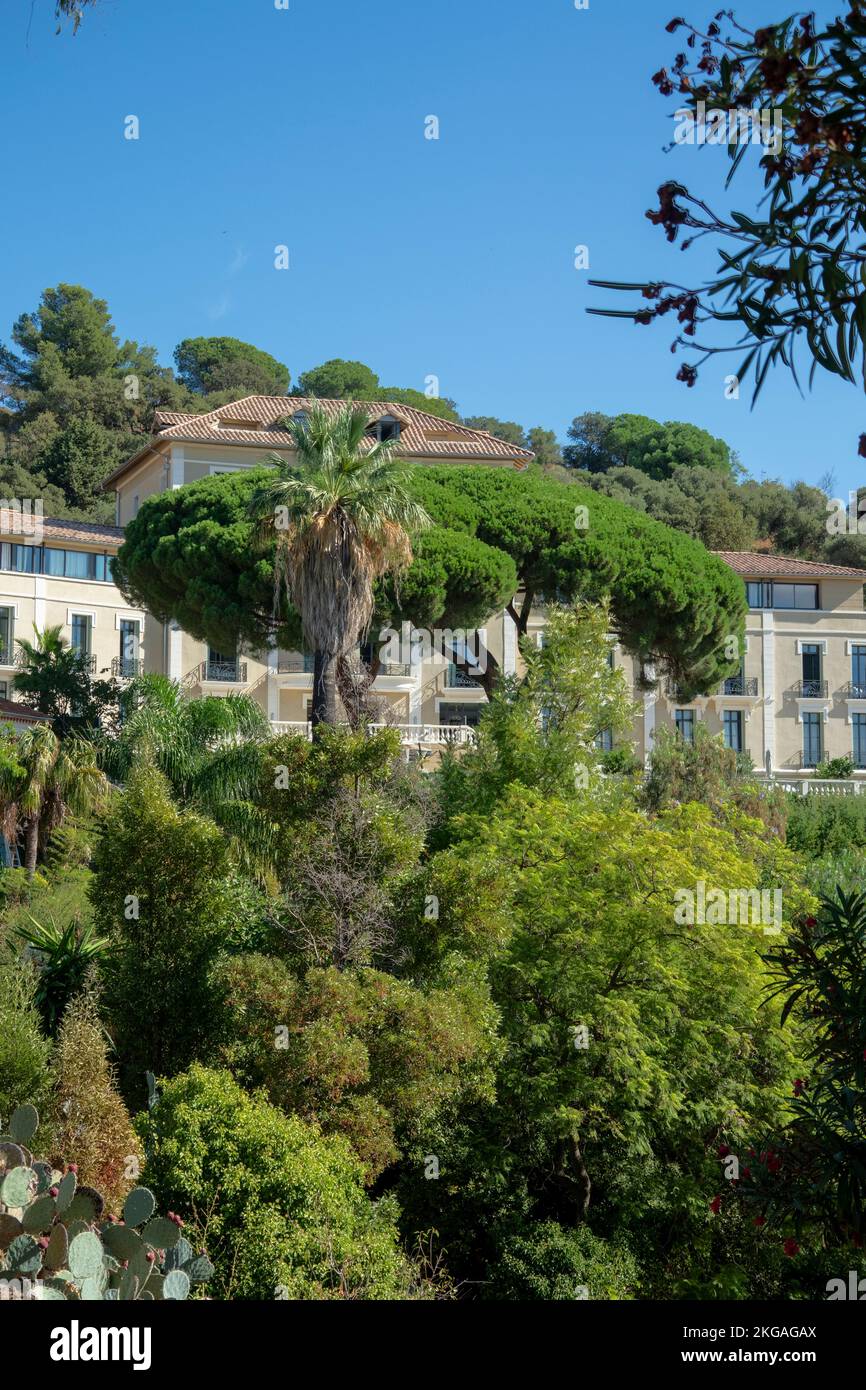 Bormes-les-Mimosas charming village of the south of France Stock Photo - Alamy