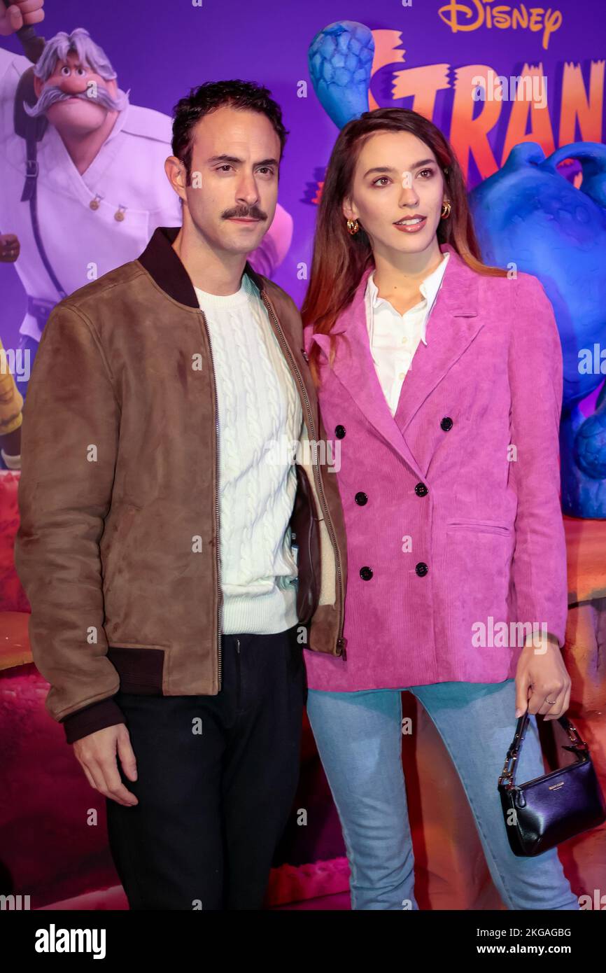 November 21, 2022, Roma, RM, Italy: Alessio Vassallo and Ginevra Pisani ...