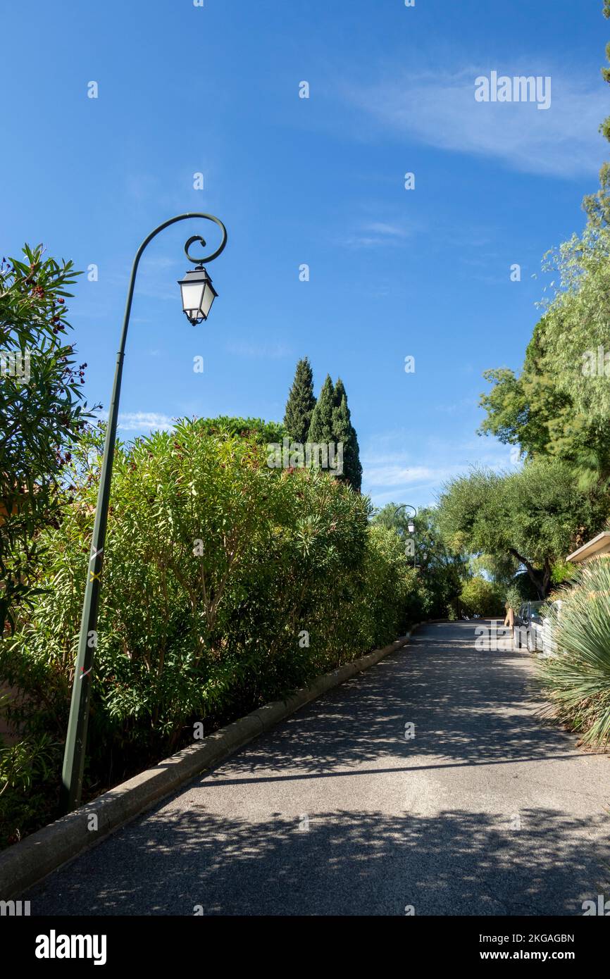 Bormes-les-Mimosas charming village of the south of France Stock Photo - Alamy