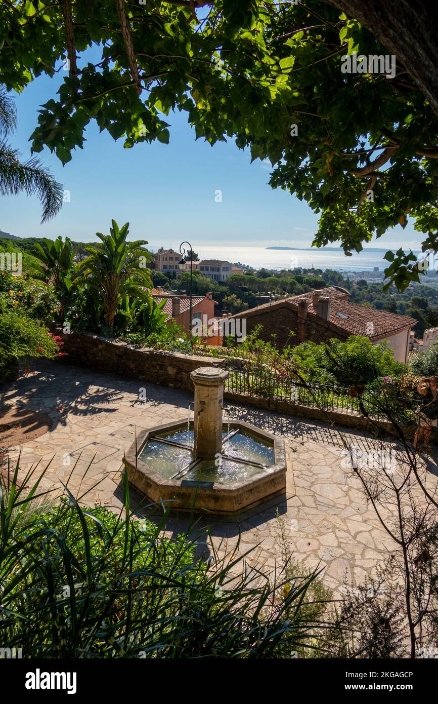 Bormes-les-Mimosas charming village of the south of France Stock Photo - Alamy