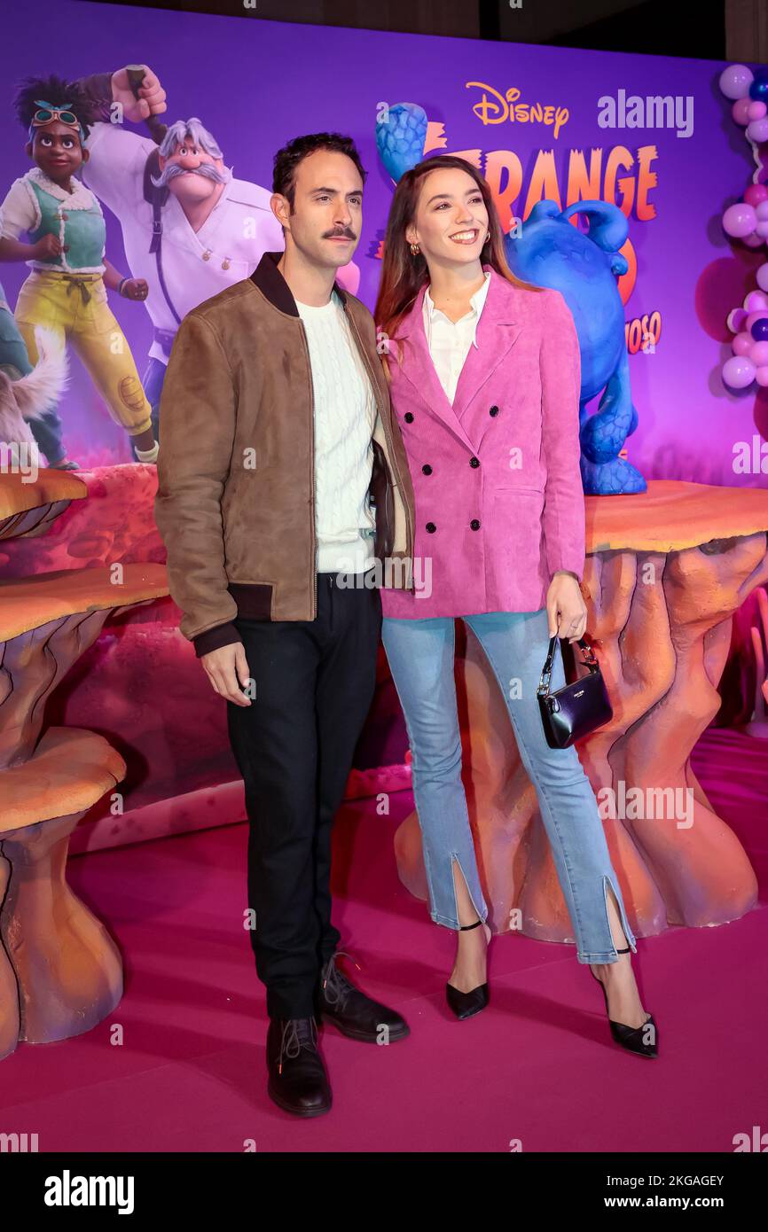 November 21, 2022, Roma, RM, Italy: Alessio Vassallo and Ginevra Pisani ...