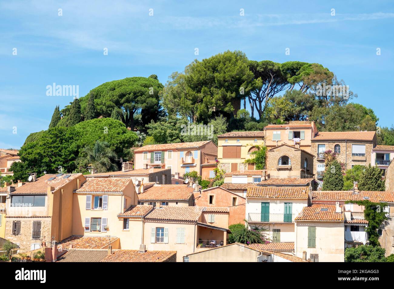 Bormes-les-Mimosas charming village of the south of France Stock Photo - Alamy