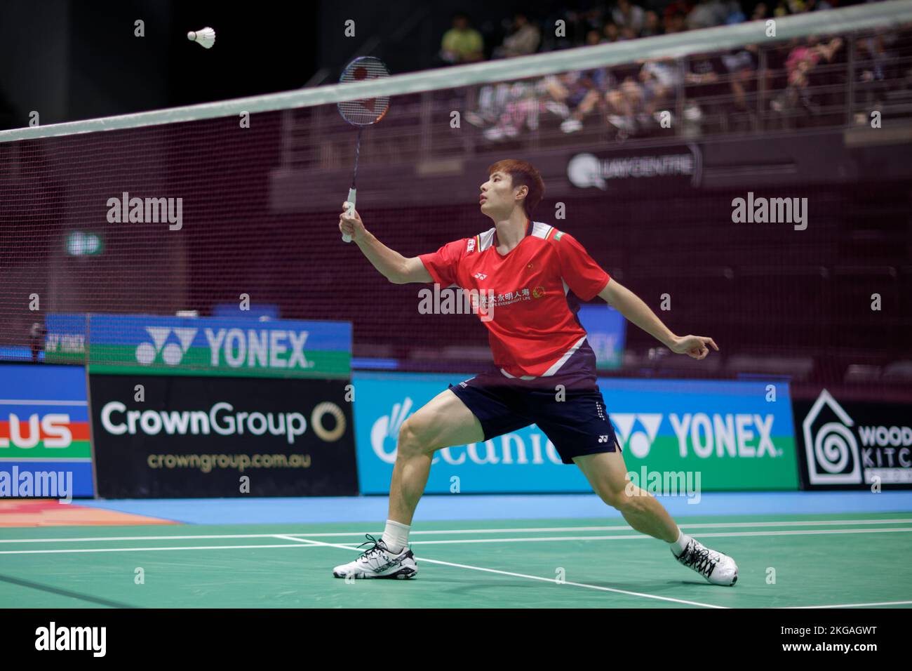 SYDNEY, AUSTRALIA - NOVEMBER 19: Shi Yu Qi of China in action during ...