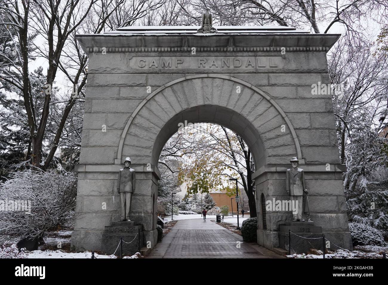 An archway at Camp Randall Stadium, Wednesday, Nov. 22, 2022, in ...