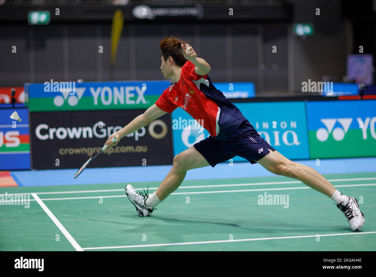 SYDNEY, AUSTRALIA - NOVEMBER 19: Shi Yu Qi of China in action during ...