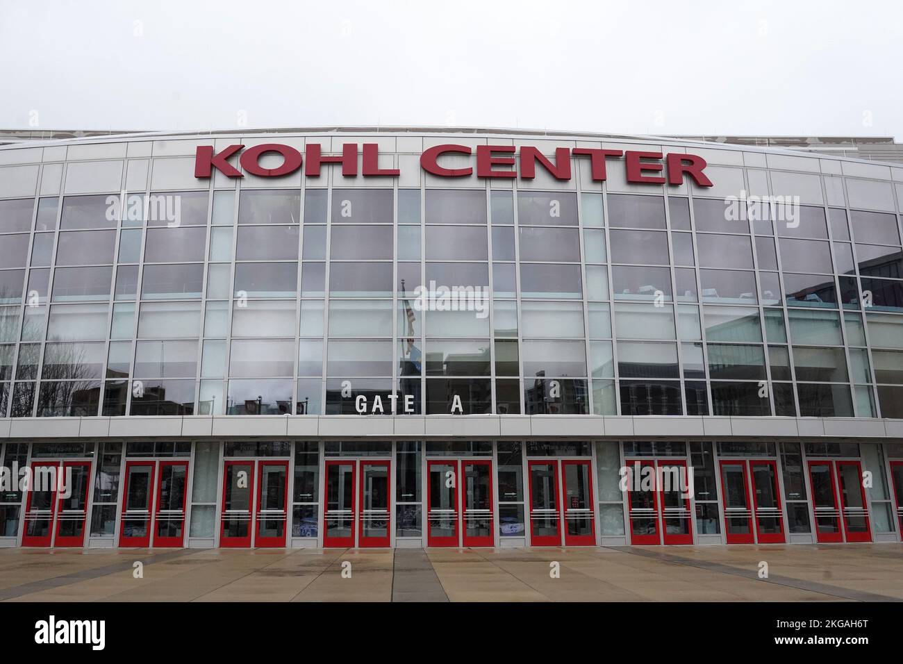 A general overall view of the Kohl Center, Wednesday, Nov. 22, 2022, in ...