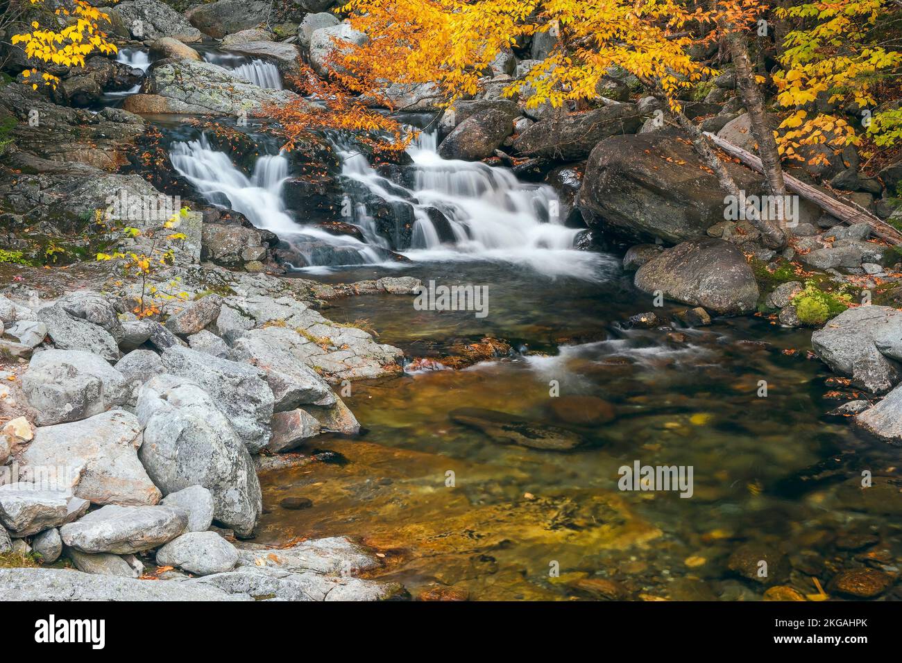 Small waterfalls just downstream from Crystal Cascades on the Ellis ...