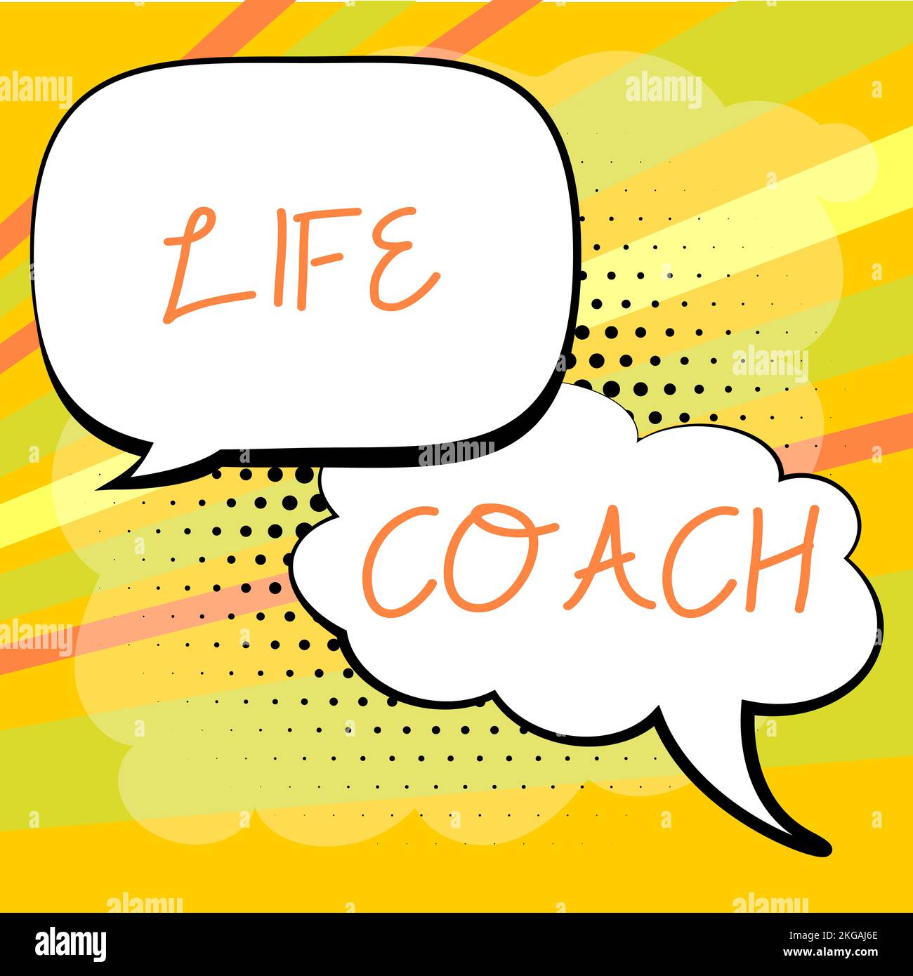 Text sign showing Life Coach. Word for A person who advices clients how ...