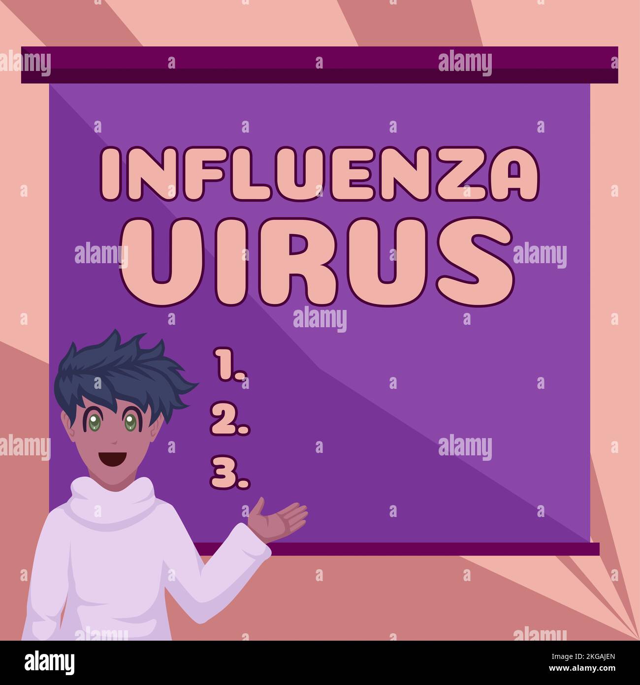 Hand writing sign Influenza Virus. Business showcase an infectious ...