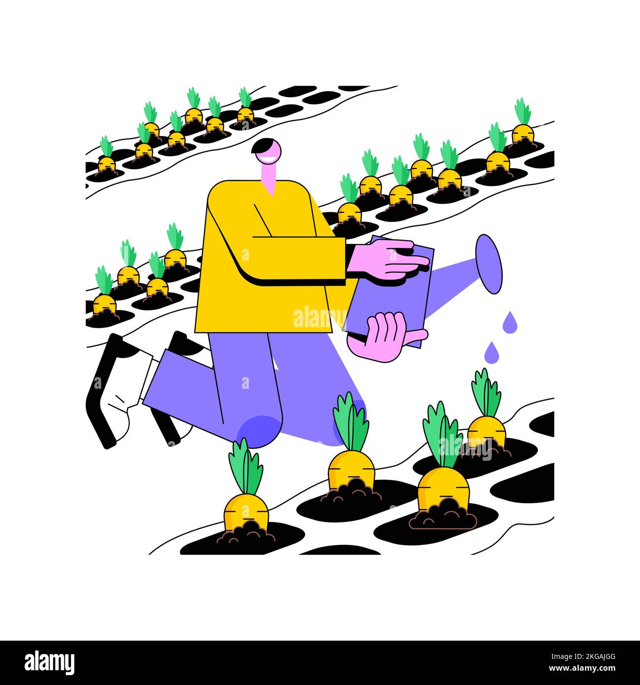 Garden Weed Cartoon
