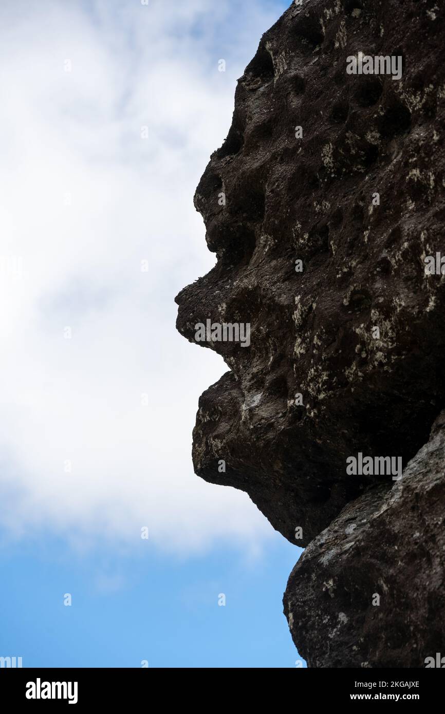 Sphinx Rock at Grandfather Mountain Stock Photo - Alamy