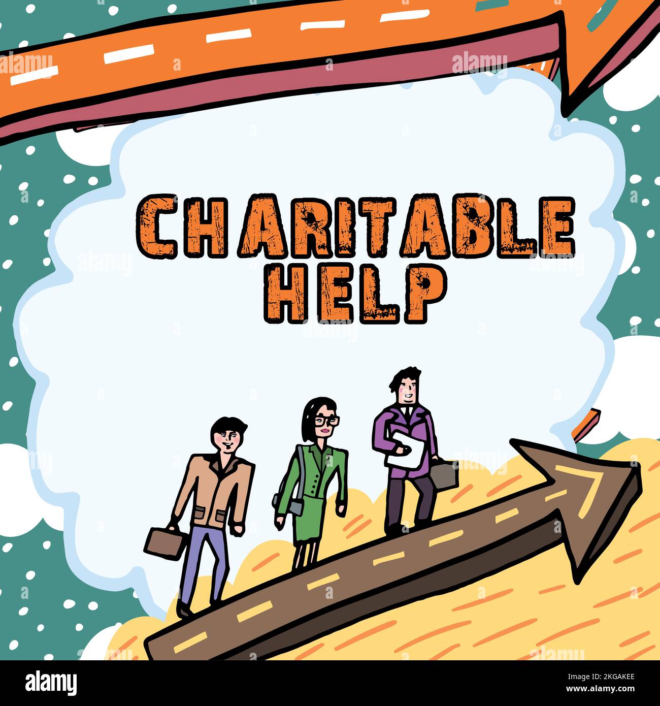 Inspiration showing sign Charitable Help. Concept meaning system of ...